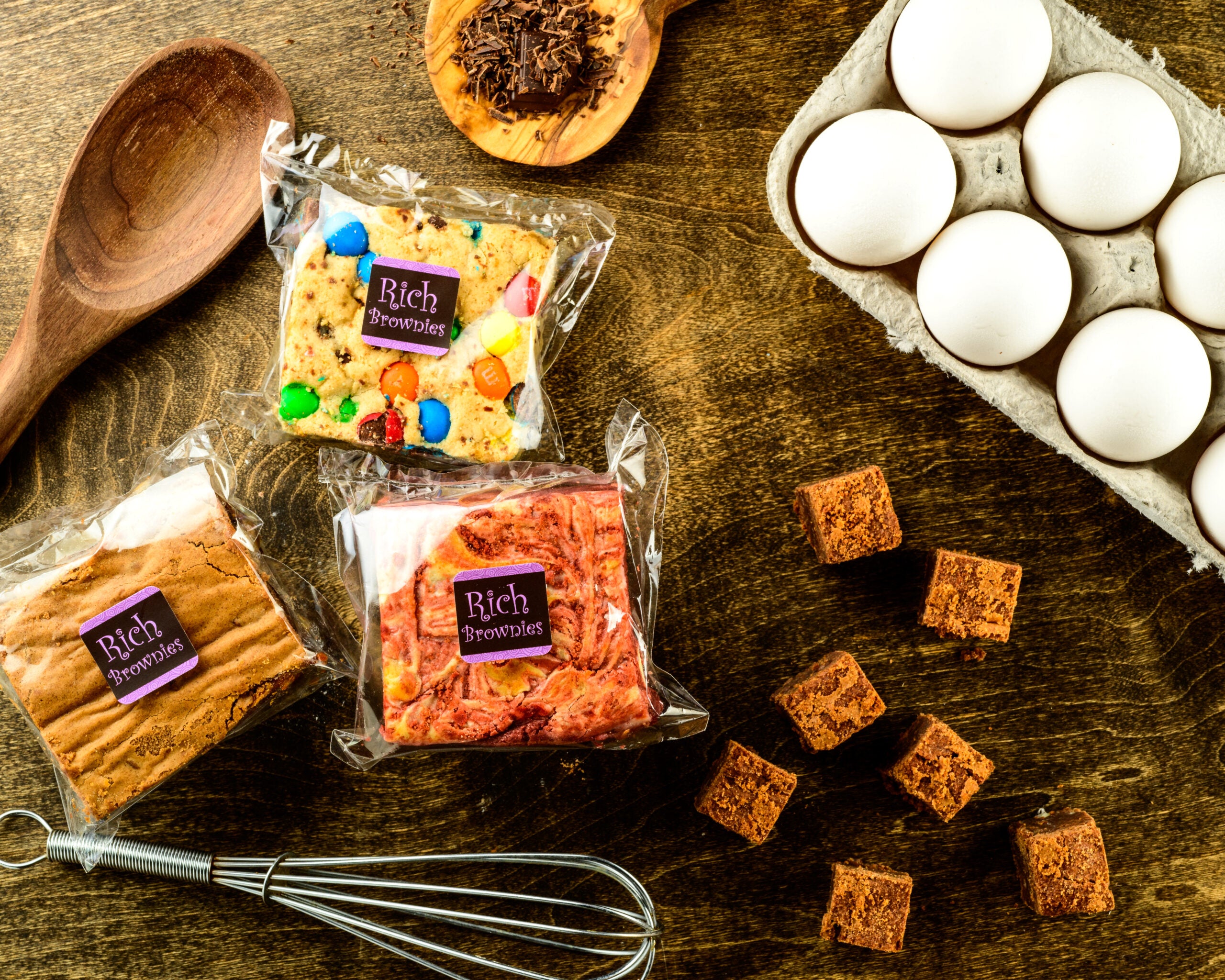 Rich Brownies 12 pack - assorted – Rich Brownies & Puckies